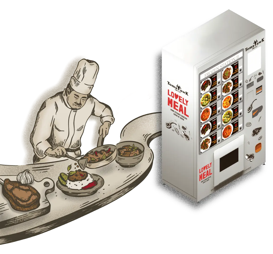 TOMAHAWK FOOD KIOSK - THE NEW FOOD KIOSK CONCEPT